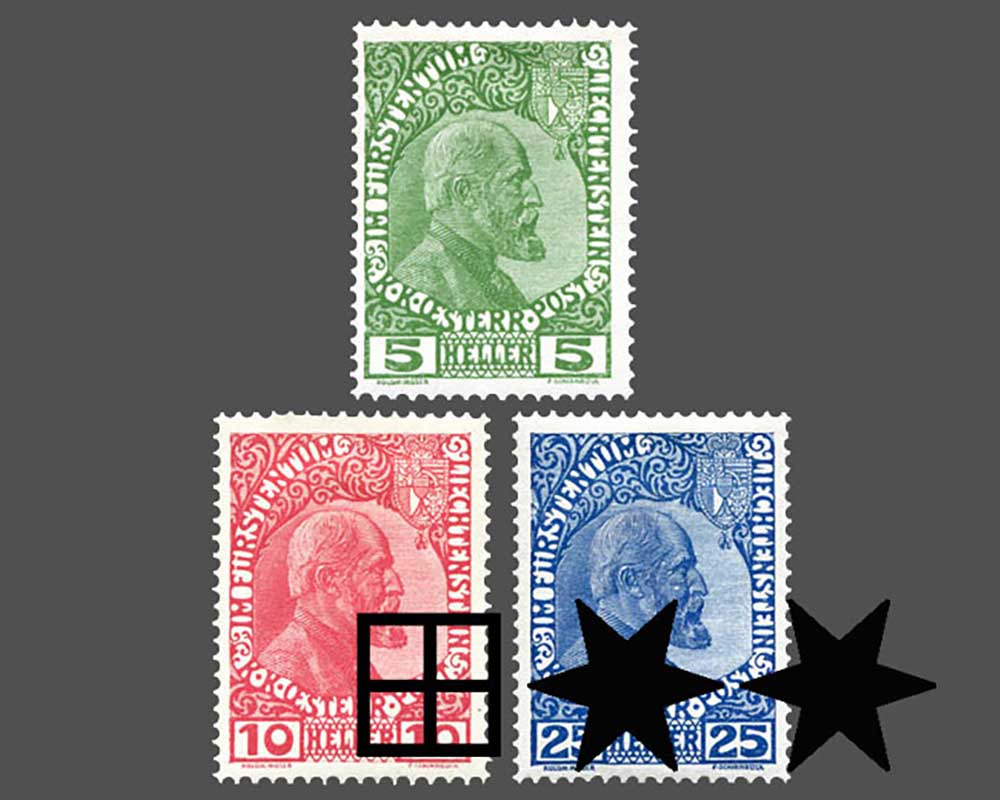 Prince Johann ll. / ordinary paper - 1919 - 1908 - Philatelie Liechtenstein