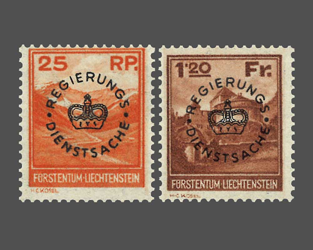 Definitive stamps 1933 with circular col - 1939 - 1920 - Philatelie ...