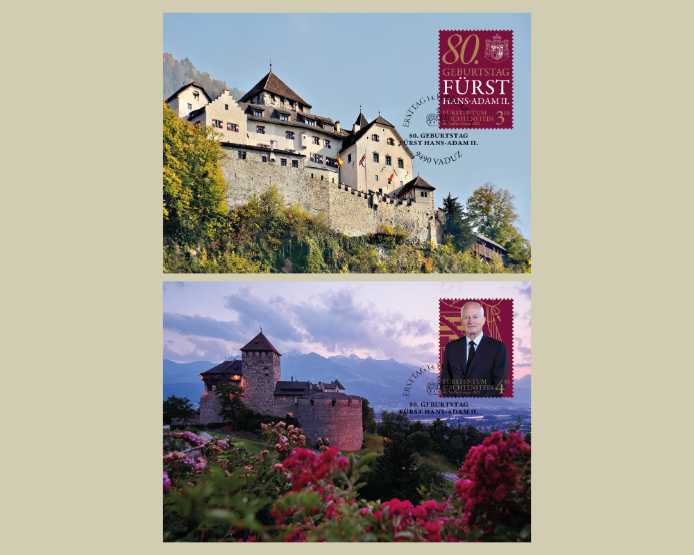 80th Birthday of Prince Hans-Adam II - 80th Birthday of Prince Hans-Adam II - Philatelie ...