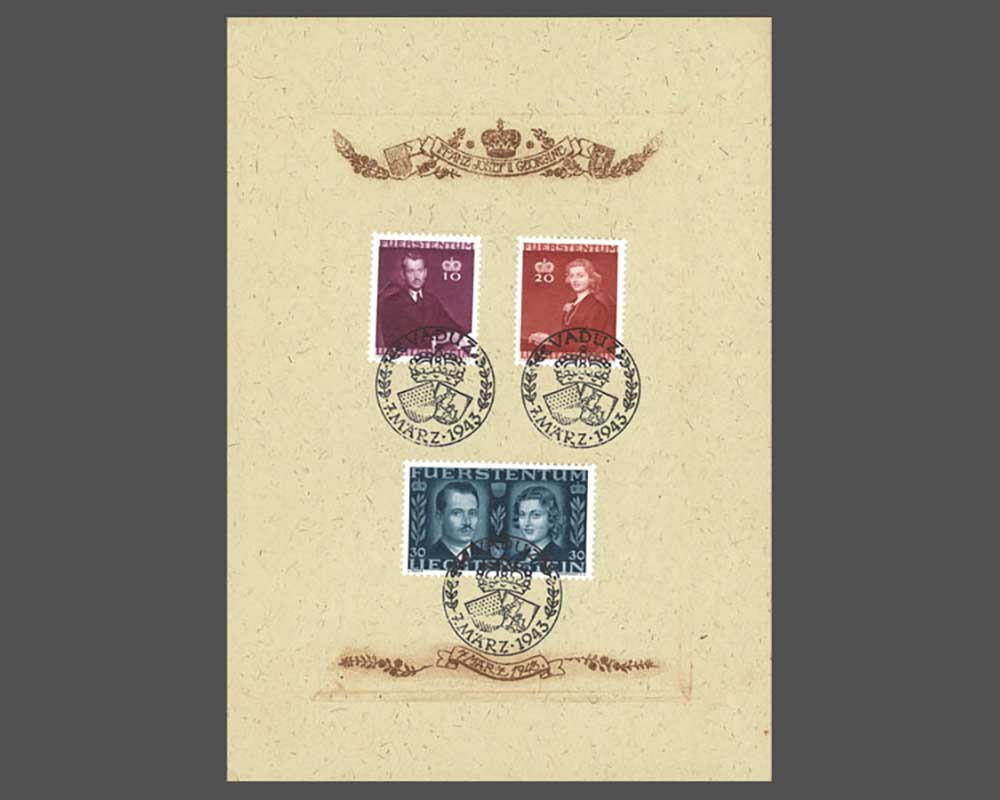 Vermählung von Fürst Franz Josef ll. und - 1959 - 1940 - Philatelie ...