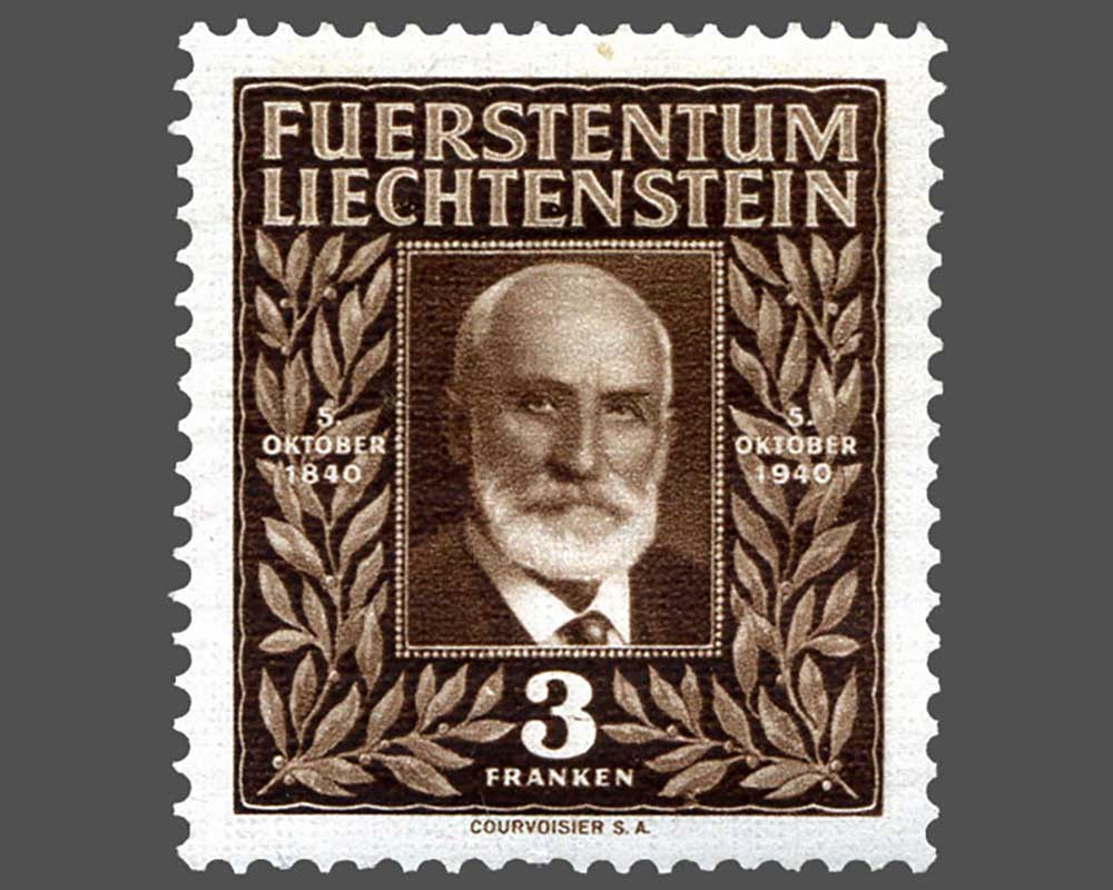 100. Geburtstag von Fürst Johann ll. - 1959 - 1940 - Philatelie ...