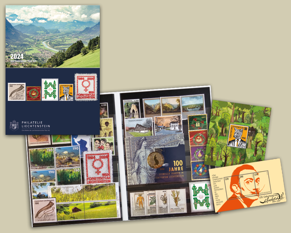 Collection annuelle 2024 - oblitéré o - Entiers postaux, cartes de vœux ...