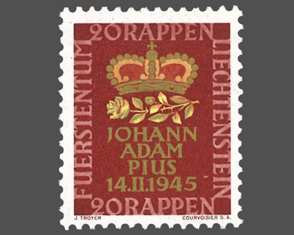 Geburt des Erbprinzen Hans-Adam - 1959 - 1940 - Philatelie Liechtenstein