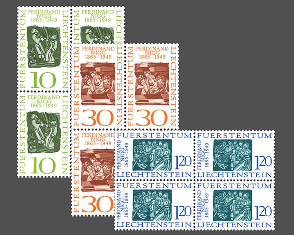 100. Geburtstag von Ferdinand Nigg - 1979 - 1960 - Philatelie Liechtenstein