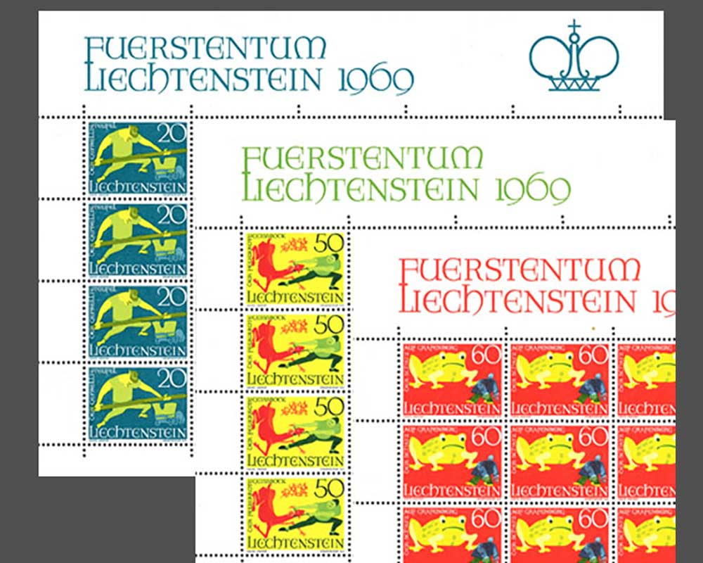 Liechtenstein legends - lll - 1979 - 1960 - Philatelie Liechtenstein