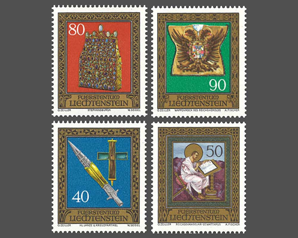Imperial Regalia- Vienna Hofburg treasur - Individual stamps 1979 ...