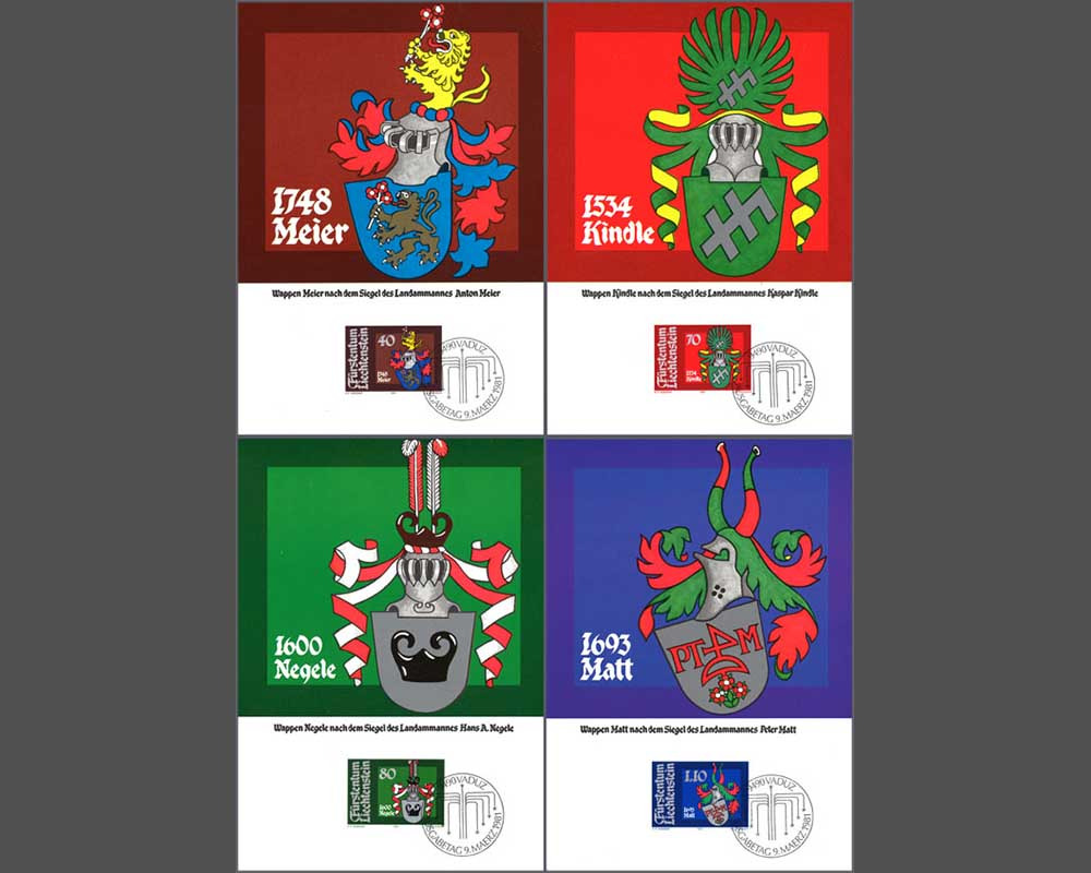 Coat-of-arms of the chief magistrates - - Individual stamps 1989 - 1980 ...