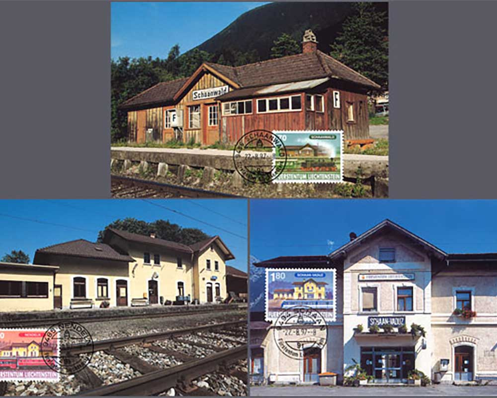 125 Jahre Eisenbahn im Fürstentum Liecht - 1999 - 1980 - Philatelie ...