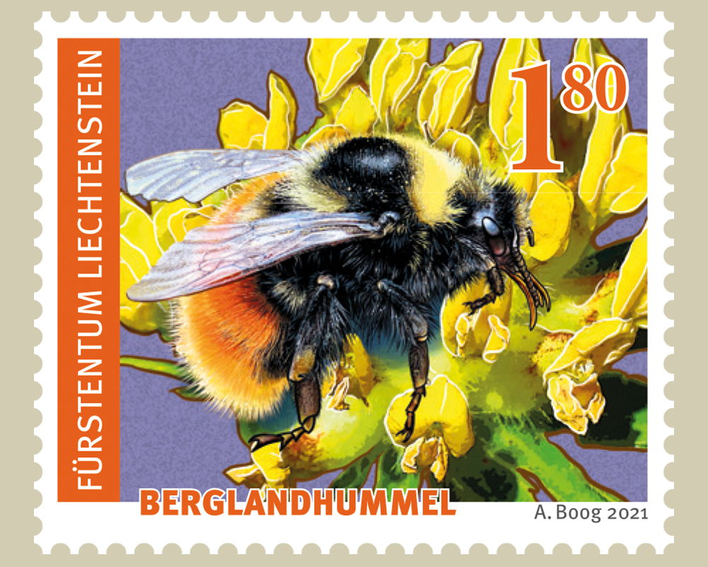 Wild Bees - Stamps - Philatelie Liechtenstein