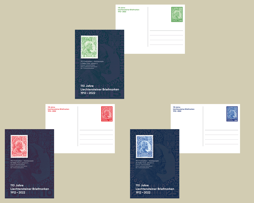 Postcard: 110 years of Liechtenstein sta - Postal stationary ...