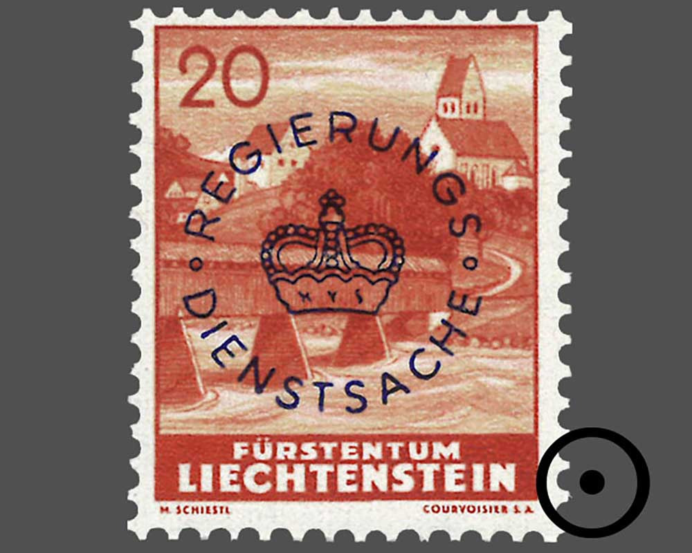 Definitive stamps 1937/1938 with circula - Individual stamps from before 1950 - Philatelie ...