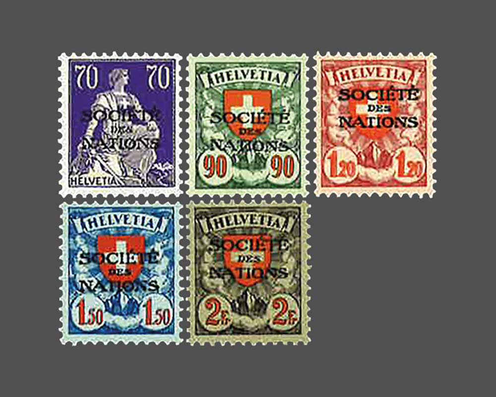 Helvetia with sword/coat of arms - Foreign countries - Philatelie ...